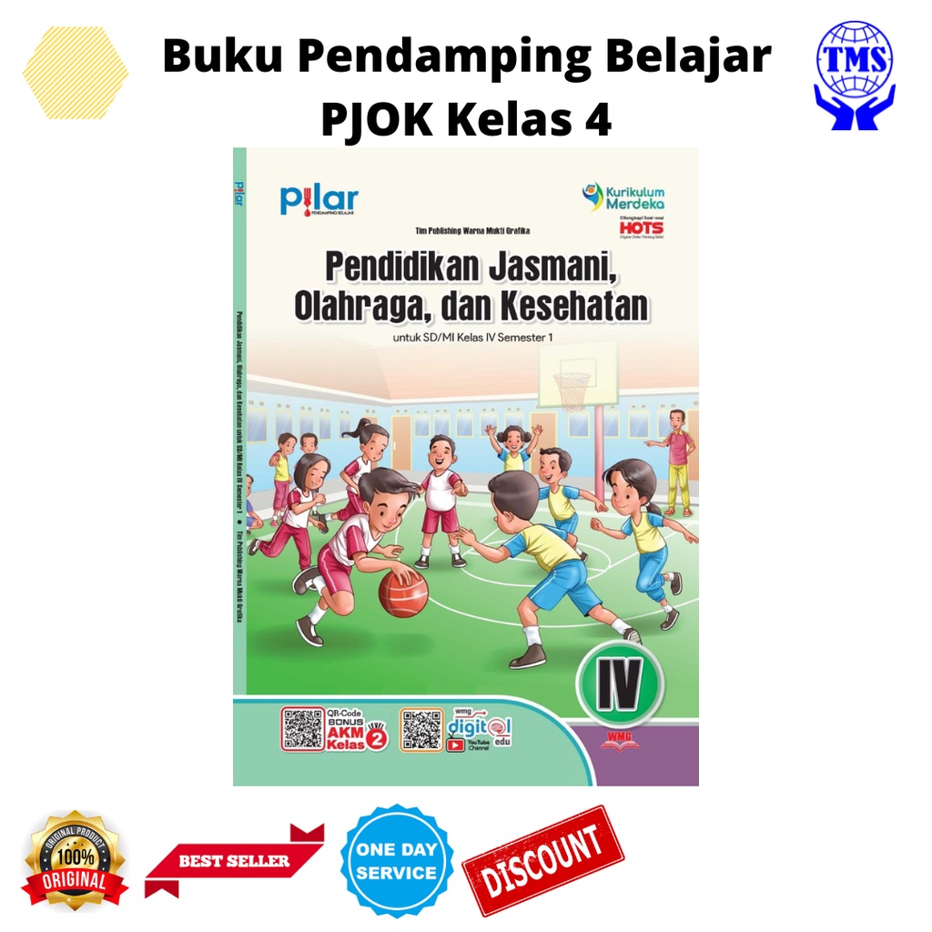 Jual Buku Pilar PJOK Untuk SD/MI Kelas 4 Semester 1 Kurikulum Merdeka | Shopee Indonesia