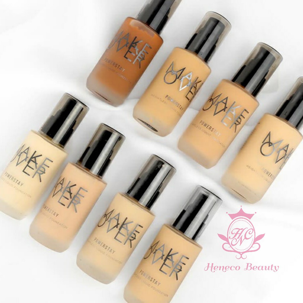 Jual MAKE OVER MakeOver Powerstay Weightless Liquid Foundation 33ml ...