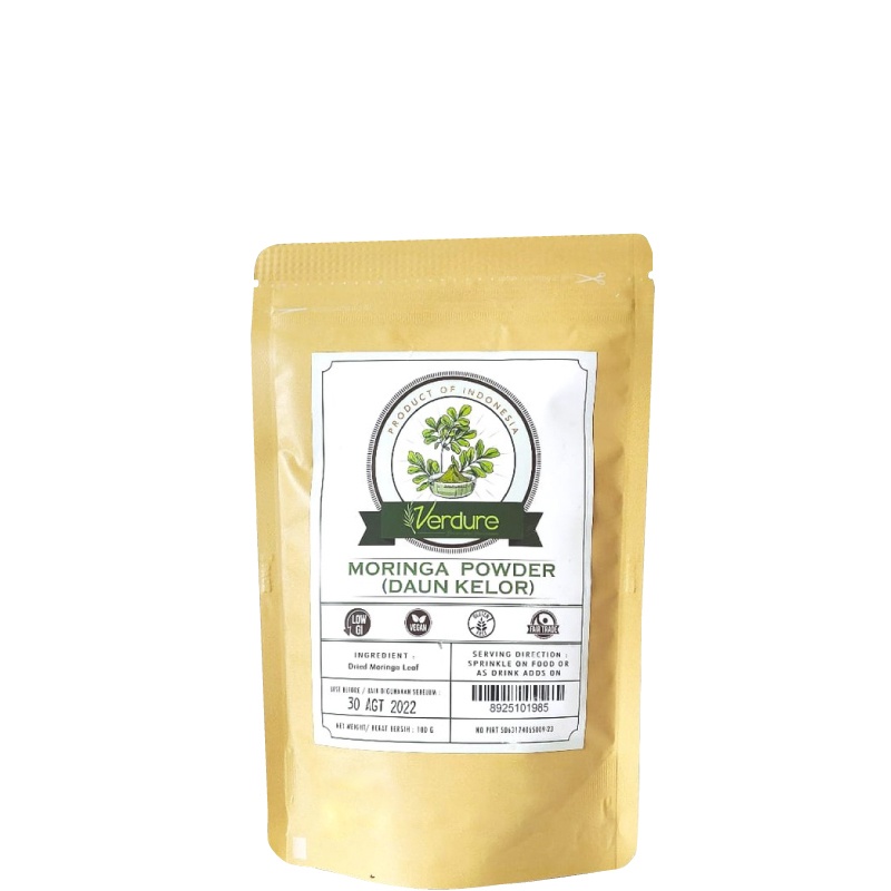 Jual Verdure Moringa Powder Pack 100 gr | Shopee Indonesia
