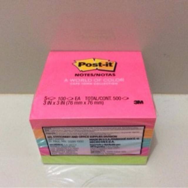 Jual POST IT 654 WARNA 3M | Shopee Indonesia
