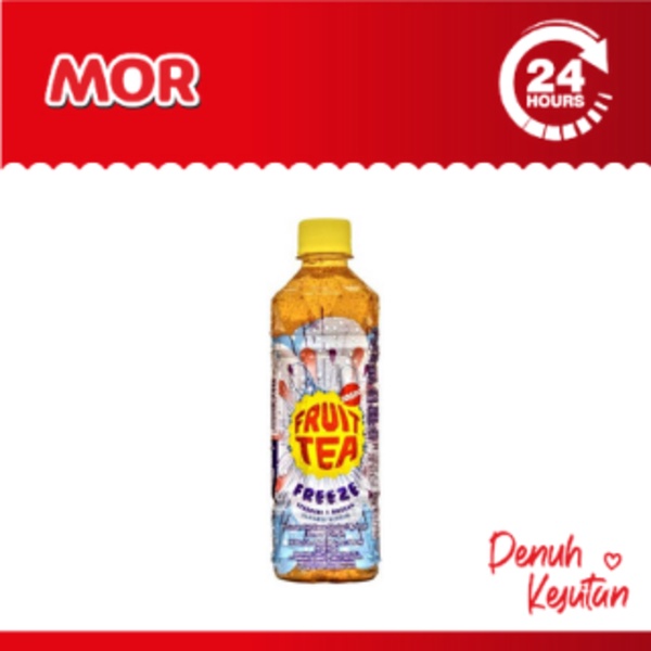 Jual FRUIT TEA Freeze Teh Rasa Stroberi Anggur Strawberry Grape Btl 500 ...