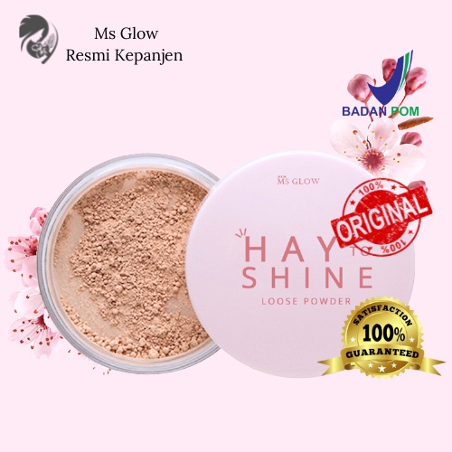 Jual LOOSE POWDER MS GLOW MS COSMETICS - Hay to shine oily to matte ...