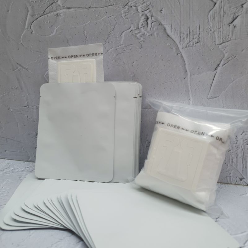 Jual Paket Drip Bag Coffee Filter & Sachet Bag White Doff - 50 Pcs ...