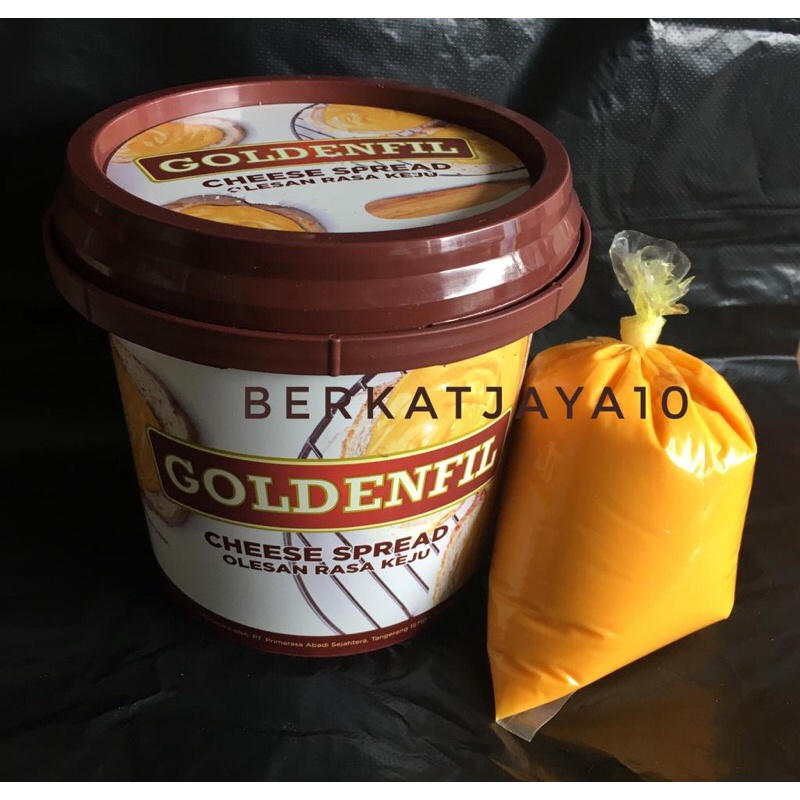 Jual Goldenfil Cheese Spread repack 250gr Selai Olesan Rasa Keju ...