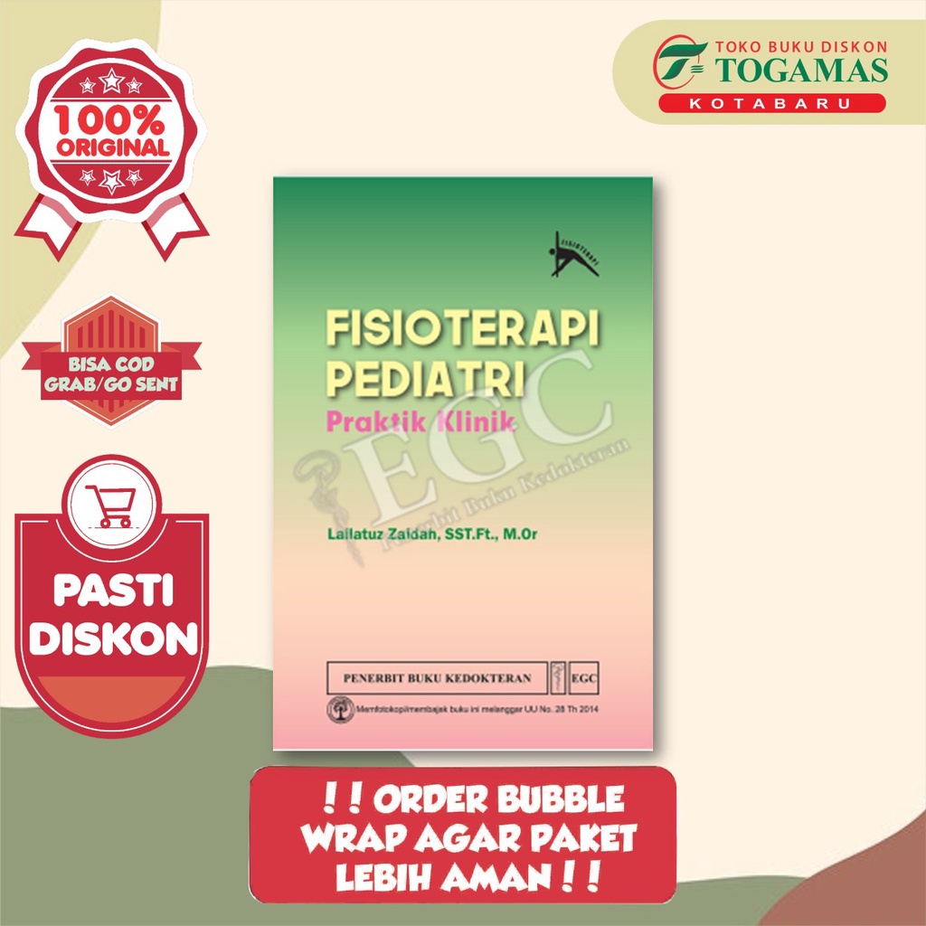 Jual EGC - FISIOTERAPI PEDIATRI PRAKTIK KLINIK - LAILAtuZ ZAIDAH, SST ...