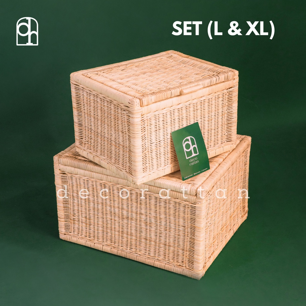 Jual Storage Box Rotan Besar ROTA / Box Penyimpanan Rotan Serbaguna ...