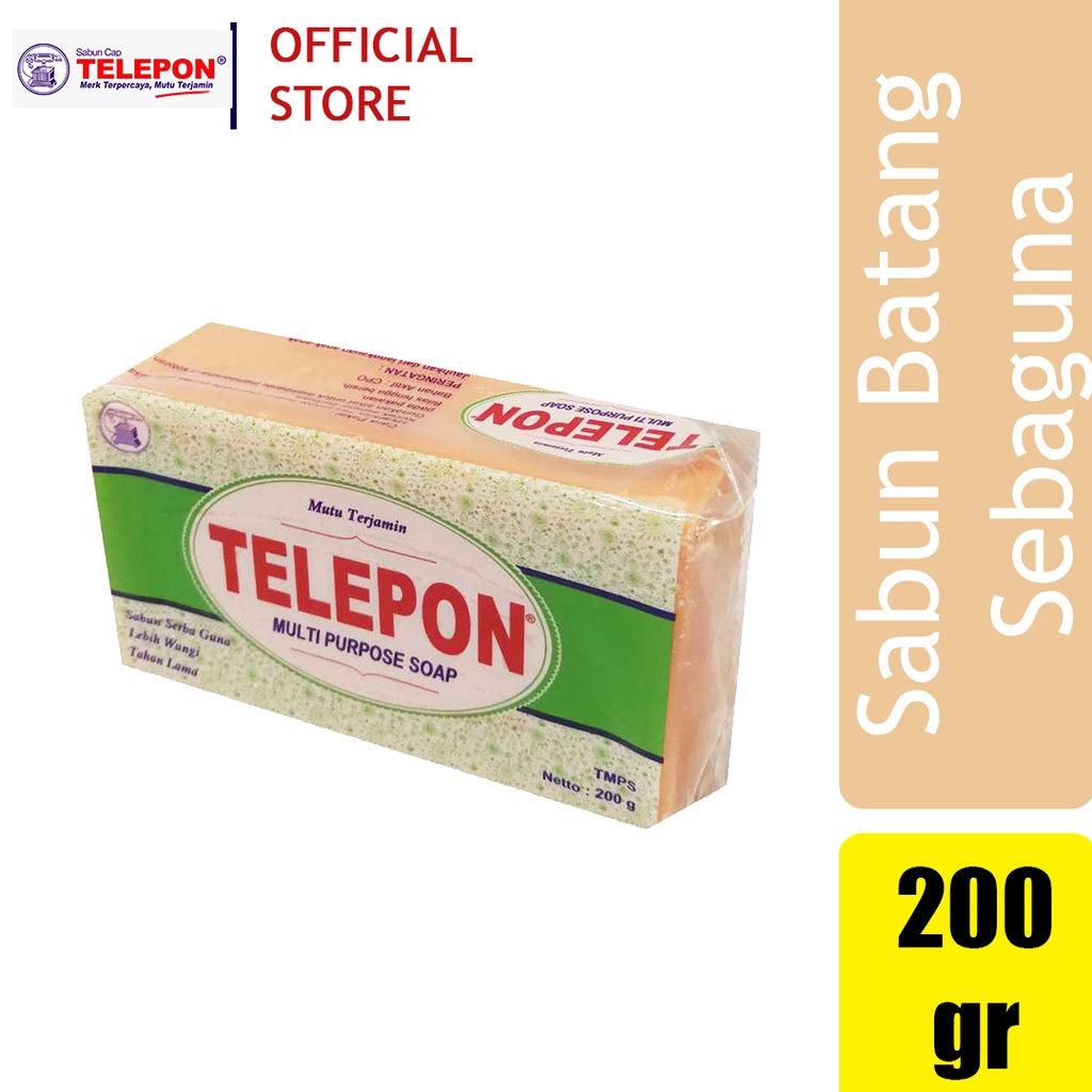 Jual 1 KOTAK isi 20 Btg - Sabun Batang Telepon Serbaguna 200GR Multi ...