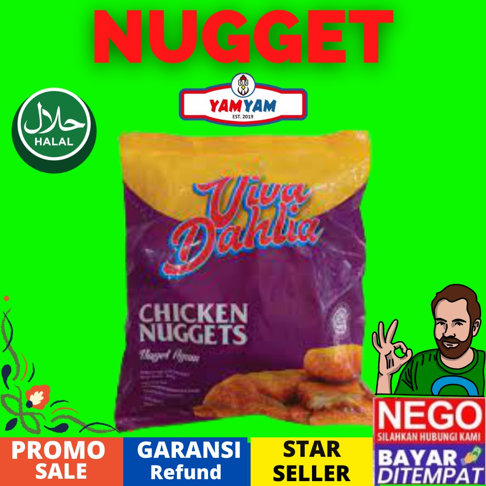 Jual CHICKEN CHIKEN NAGET NUGET NUGGET 500gr 500 gram PREMIUM SIAP SAJI ...