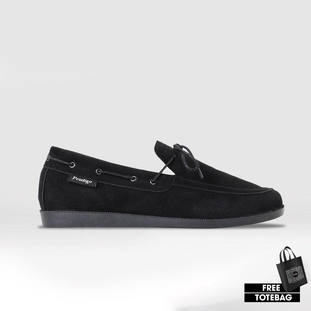 Jual Prodigo * Sepatu Pria Nakula Fullblack | Sepatu Formal | Pantofel ...