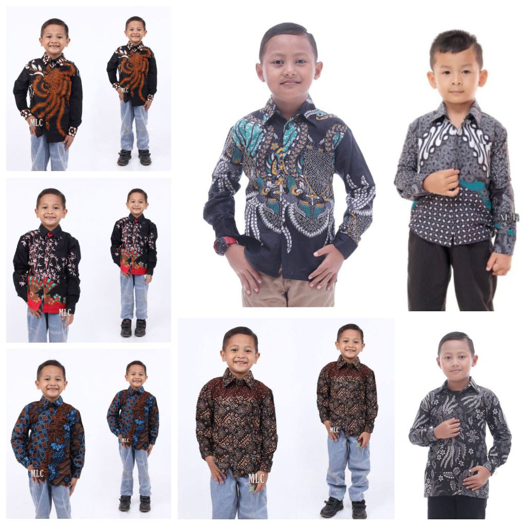 Jual Kemeja Batik Anak - batik anak - baju batik anak laki laki umur 2 ...