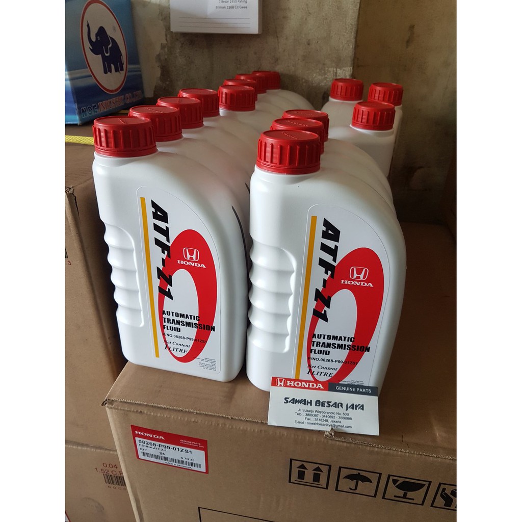 Jual Oli Transmisi Matic Honda ATF-Z1 Automatic Transmission Fluid 1 Liter Original | Shopee ...