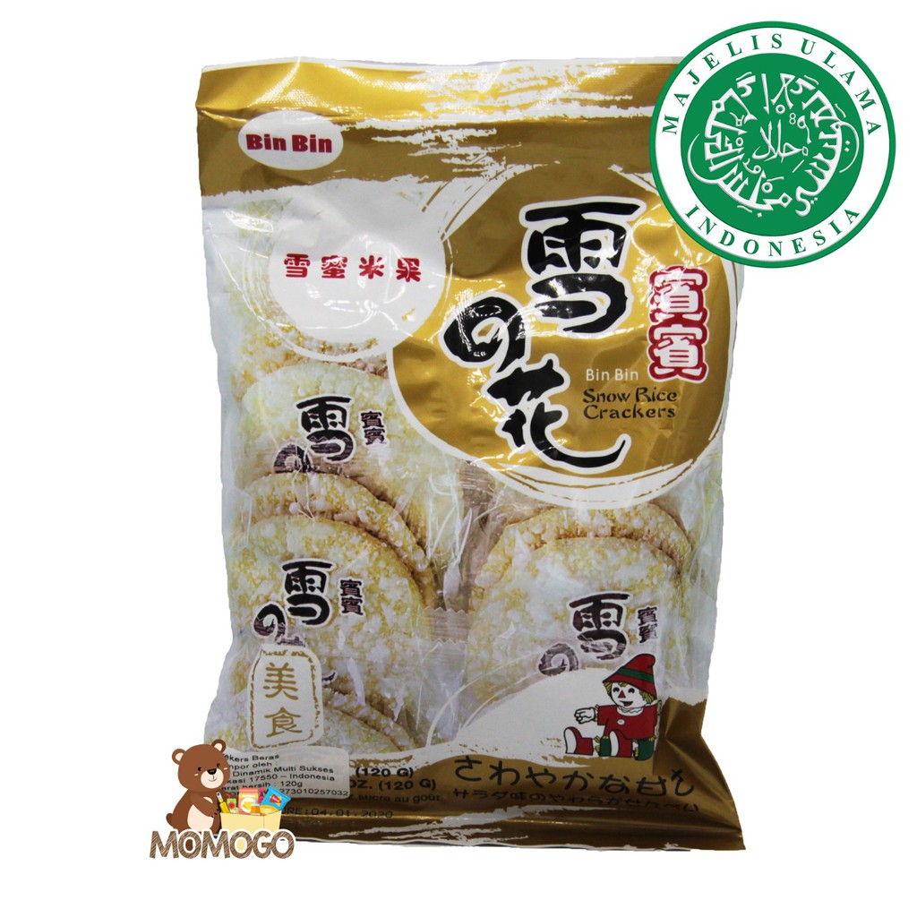 Jual BIN BIN SNOW RICE CRACKERS | Shopee Indonesia