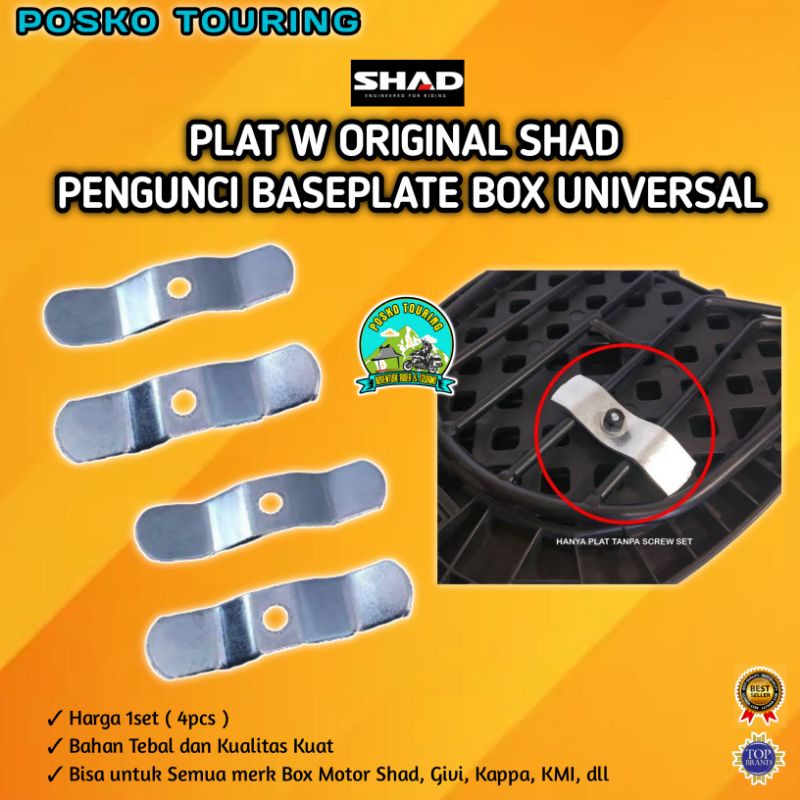 Jual Plat W Original Shad Plat Pengunci Baseplate Box Universal ...