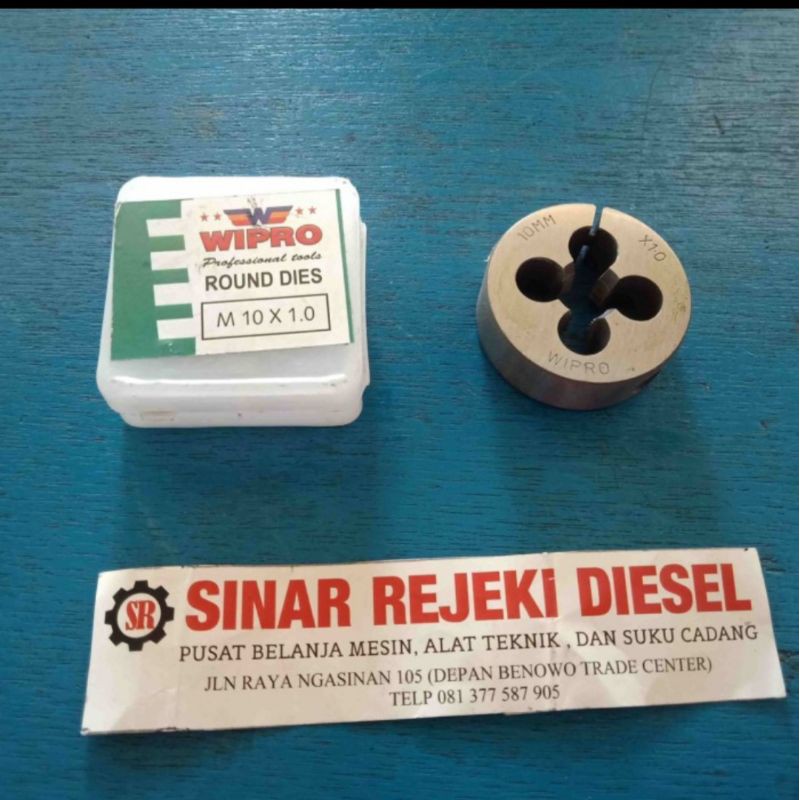 Jual Mata Senai M10 x 1.0 M10 x 1,0 Drat Luar Baut Mata Snei Snai Dies ...