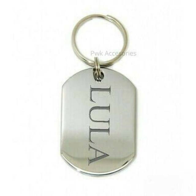 Jual Gantungan kunci Stainless steel nama | Shopee Indonesia