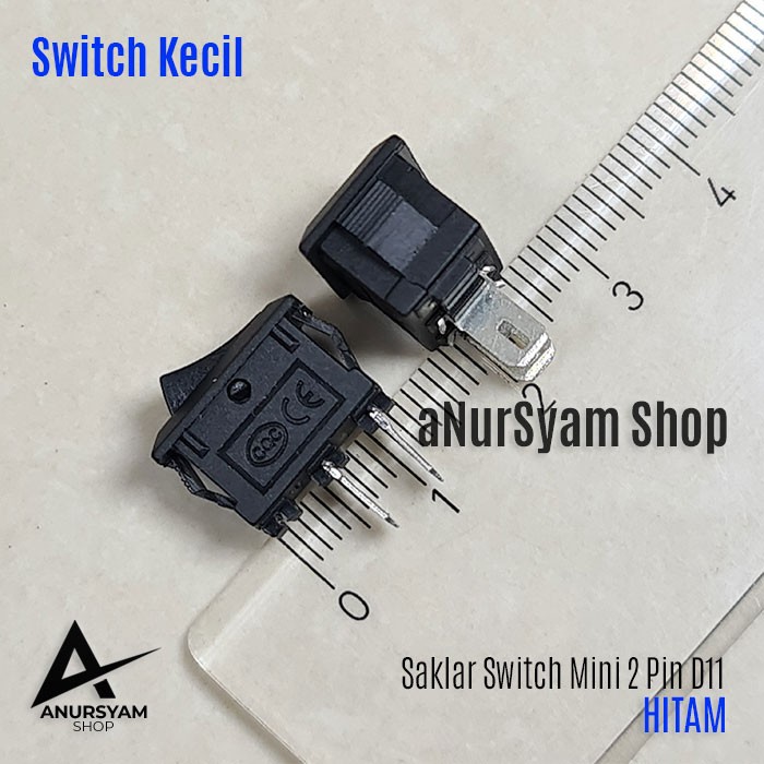 Jual Saklar Mini 2 Pin / Saklar Switch Kecil 2 Pin / Switch Kalukaltor ...