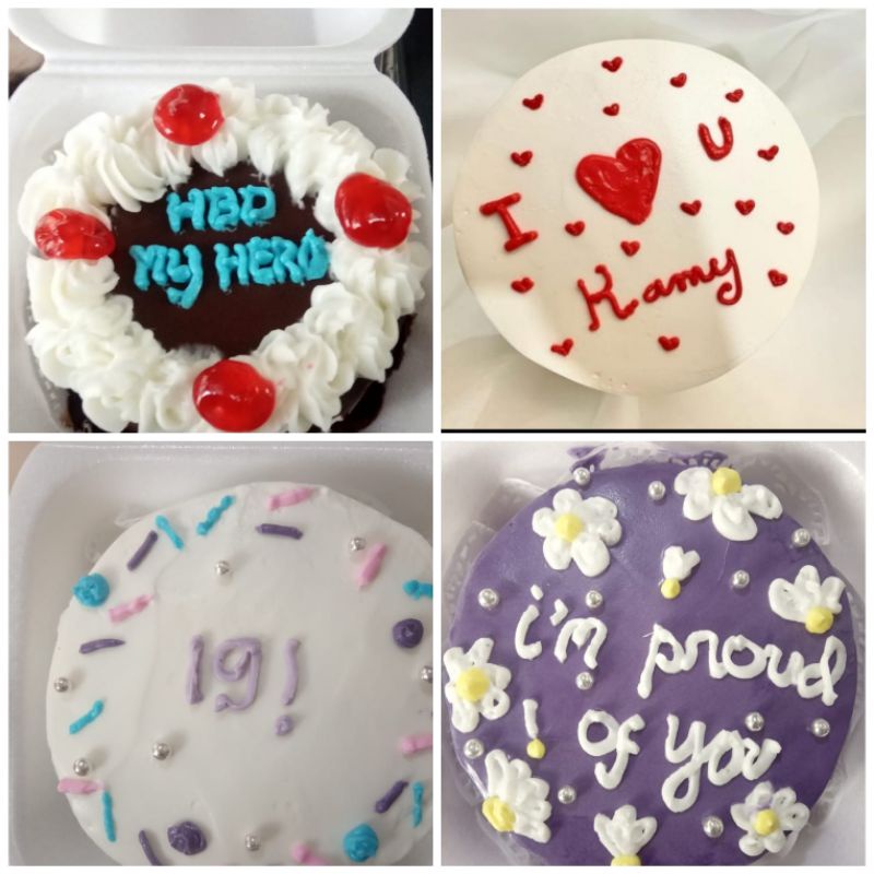 Jual Korean cake /Korean Lettering cake / Korean Lunch Box ( Bento cake ...