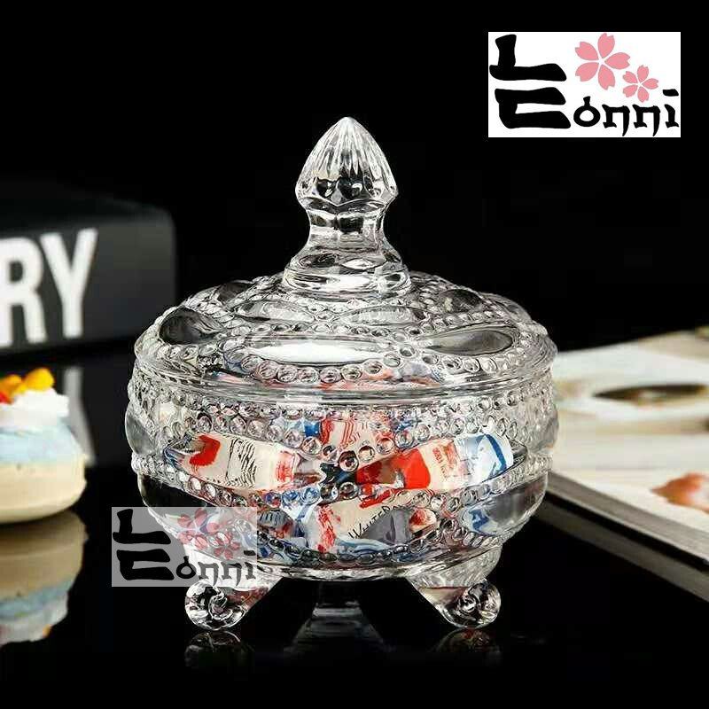 Jual EONNI - Toples kaca bentuk unik impor cantik tempat permen ...