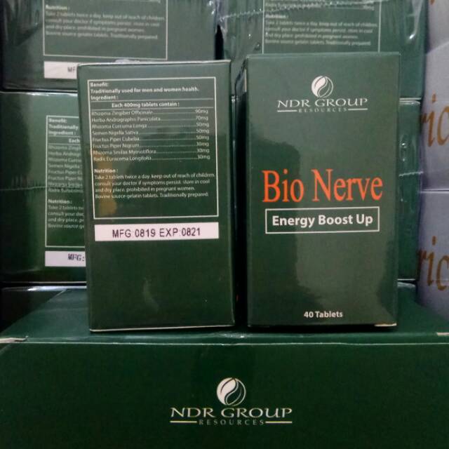 Jual BIO NERVE 100 % ORIGINAL 1 BOX ISI 6 BOTOL | Shopee Indonesia