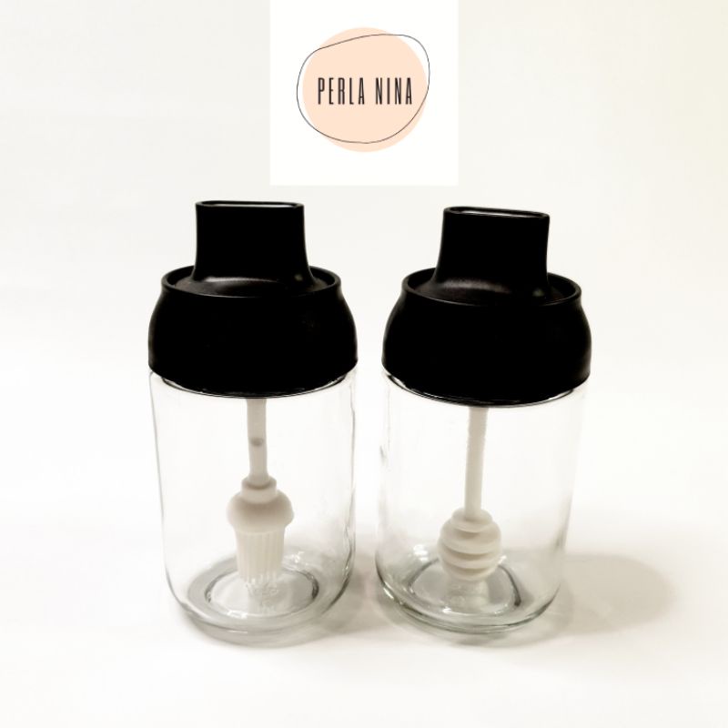 Jual Spice Bottle Jar Oil Brush / Botol Madu Honey Dipper / Botol ...