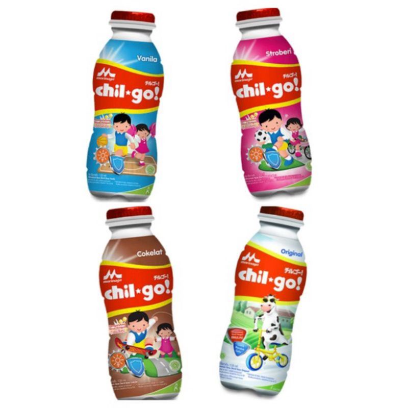 Jual MONIESHOP - CHILGO UHT SUSU CAIR MORINAGA 6x140ml Coklat Vanila ...