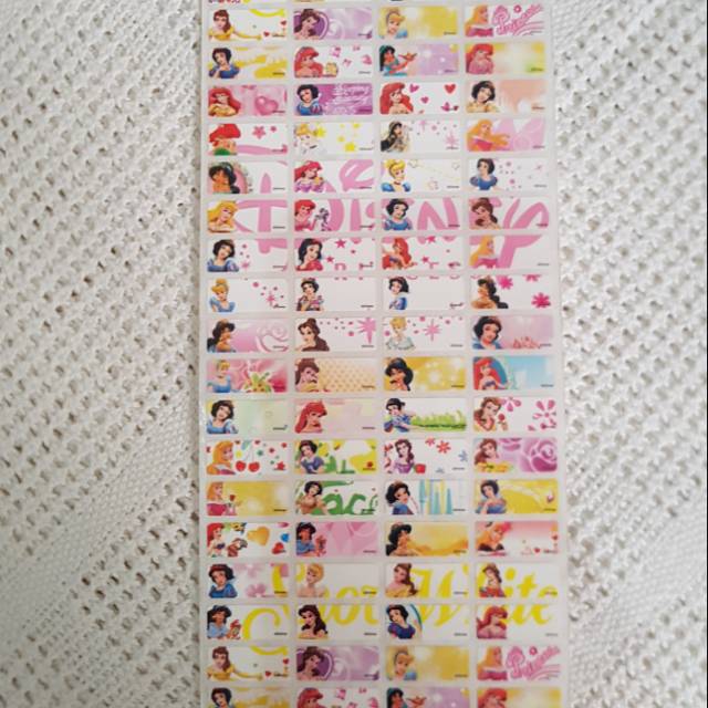 Jual STICKER NAMA WATERPROOF / LABEL NAMA / STIKER LABEL NAMA | Shopee ...