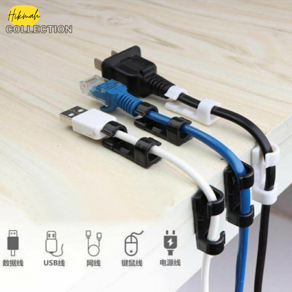 Jual Kleman Kabel Tempel / Klip Kabel Dinding Clip Cable Electrik ...