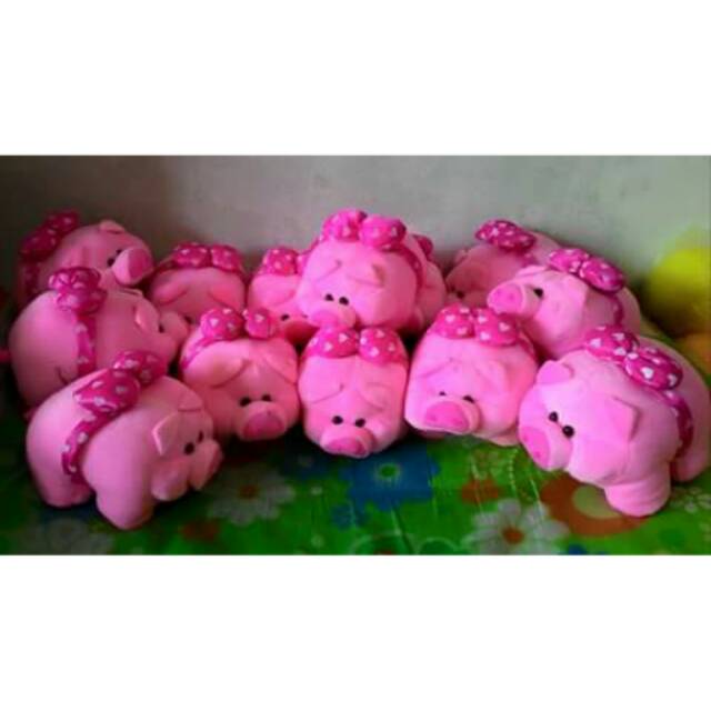 Jual BONEKA BABI PINK S LUCU UKURAN 25 CM | Shopee Indonesia