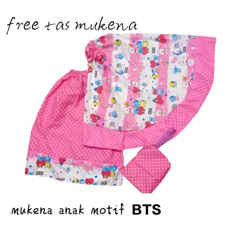 Jual MUKENA ANAK PEREMPUAN KIDS 1 2 3 4 5 6 TAHUN KATUN KARAKTER PART 1 ...