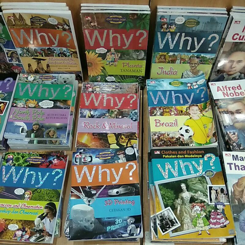 Jual science comic, buku komik why series harga special, why people ...