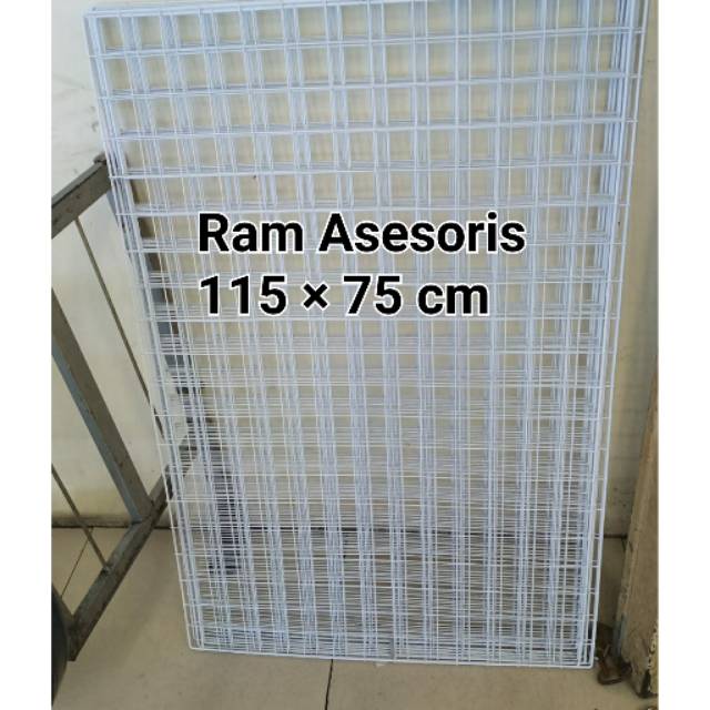 Jual Ram dinding 115 cm x 75 cm pinggir kawat tipis . Ram dinding ...