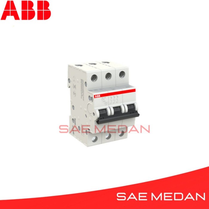 Jual MCB 3P 63A ABB 4,5kA SH 203 L-C63 | Shopee Indonesia