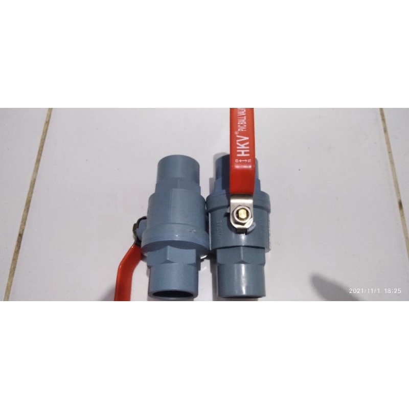 Jual Stop Kran PVC 3/4 Inch Gagang Besi | Shopee Indonesia