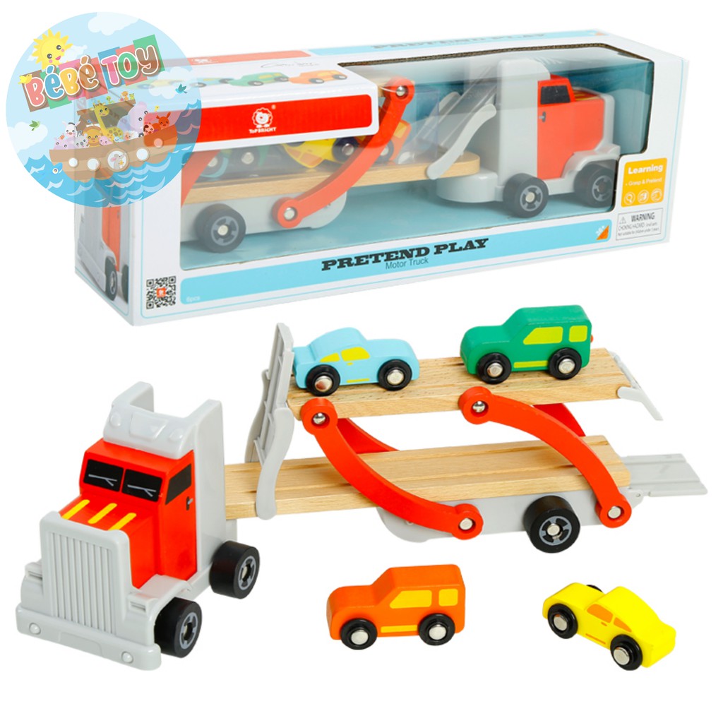 Jual Wooden Double Decker Toy | Shopee Indonesia