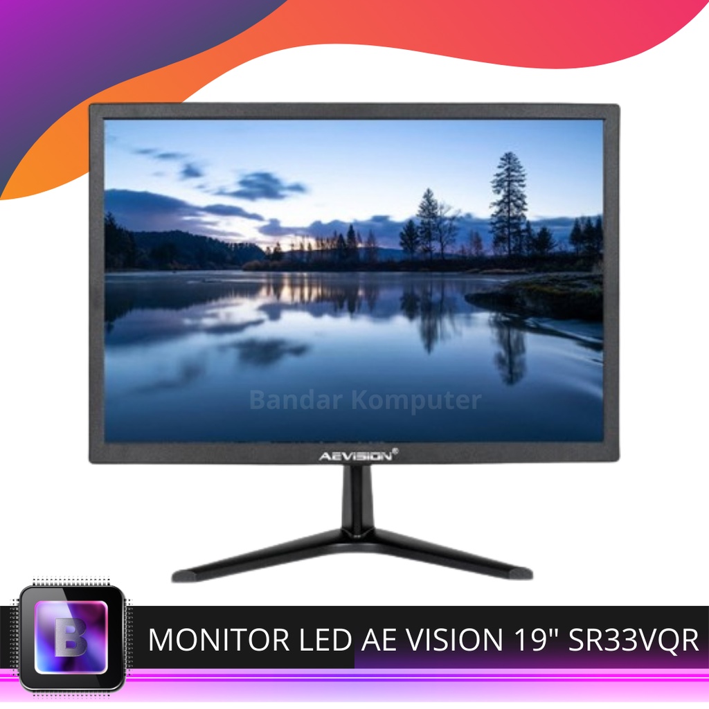 Jual MONITOR LED AE VISION 19" XR33VQR 19 INCH | Shopee Indonesia