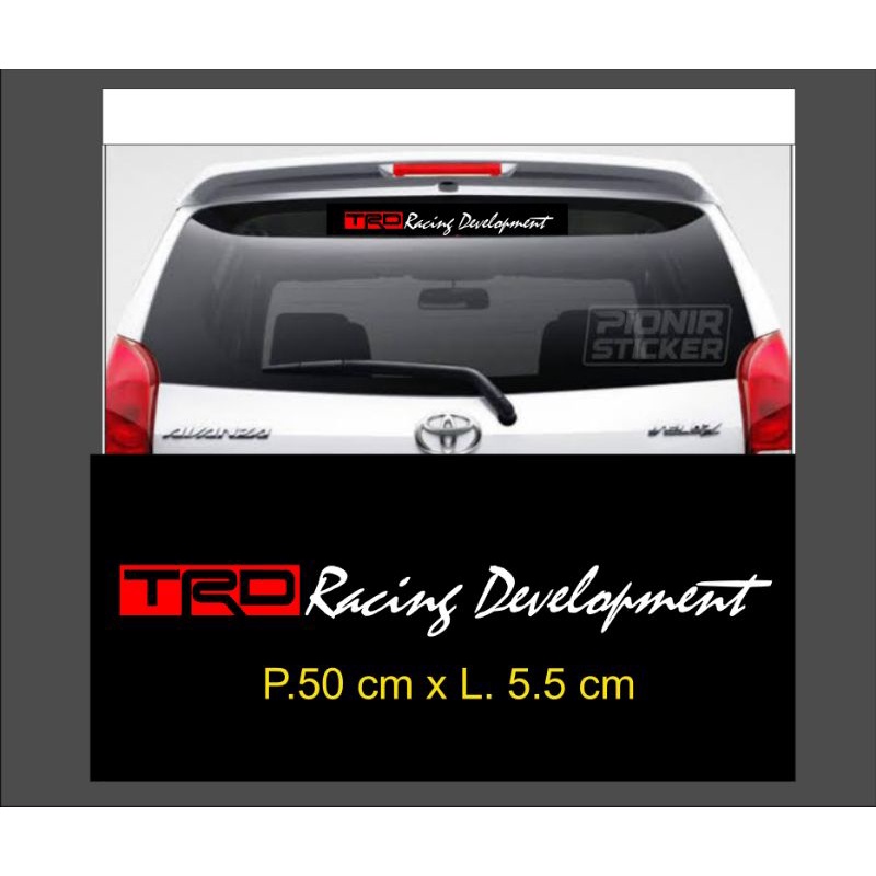 Jual sticker cutting variasi mobil trd tacing development | Shopee ...