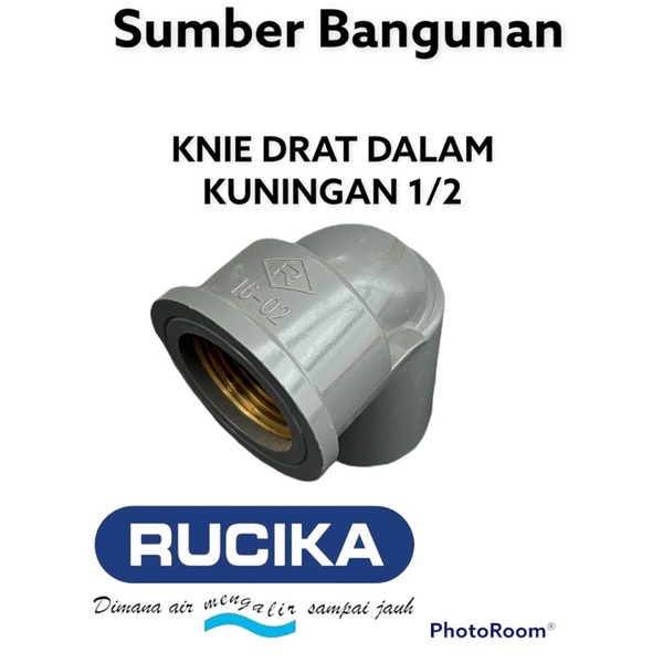 Jual ELBOW DRAT DALAM 1/2” 3/4” Dan 1/2”X3/4” DRAT KUNINGAN / KNEE DRAT DALAM RUCIKA / ELBOW ...