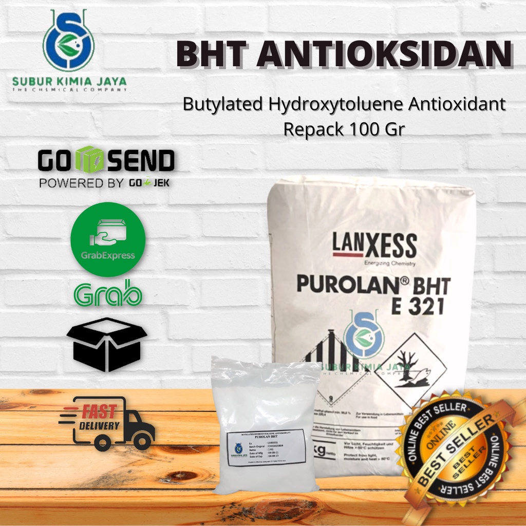 Jual BHT ANTIOXIDANT / Butylated Hydroxytoluene Antioksidan / BHT Anti ...