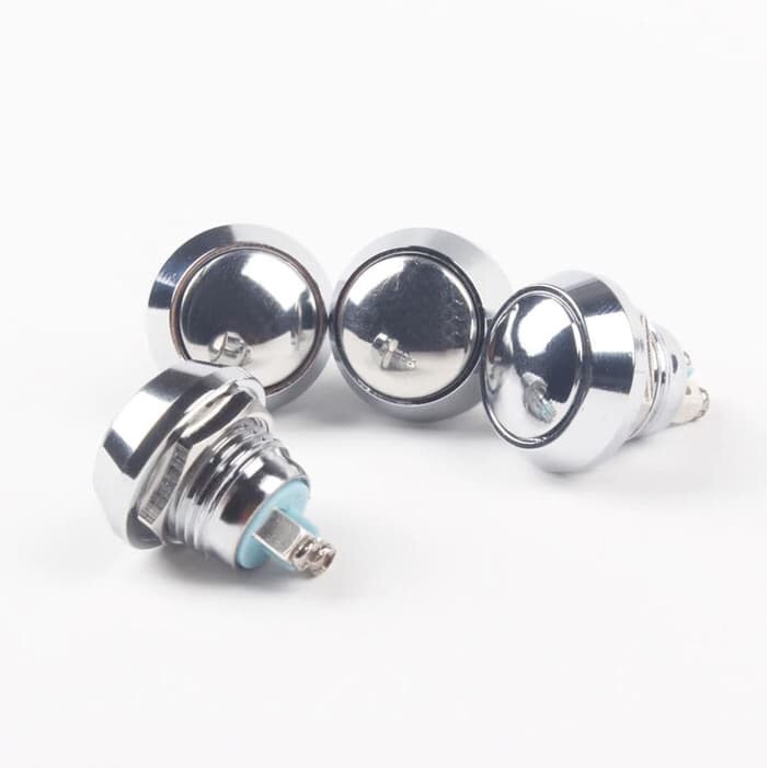 Jual 12mm push button tombol switch momentary metal waterproof | Shopee ...
