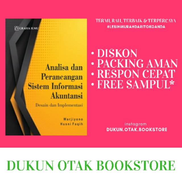 Jual Analisa dan Perancangan Sistem Informasi Akuntansi; Desain & Implementasi - Original ...