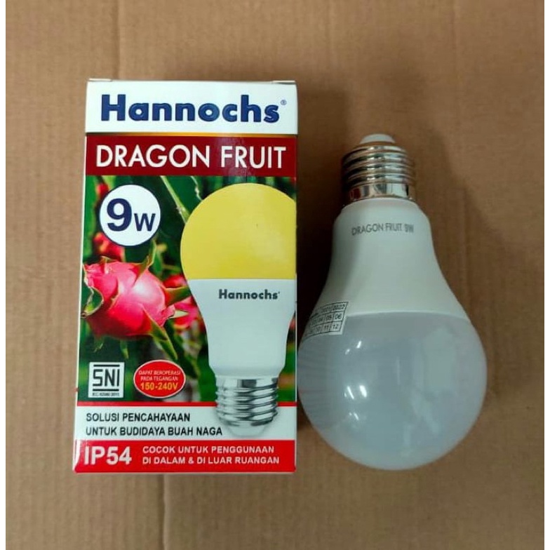 Jual HANNOCHS LAMPU LED BUAH NAGA DRAGON FRUIT 9 WATT 9W | Shopee Indonesia