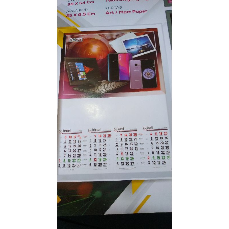 Jual KALENDER 2021 CUSTOM SABLON PROMOSI TOKO | Shopee Indonesia
