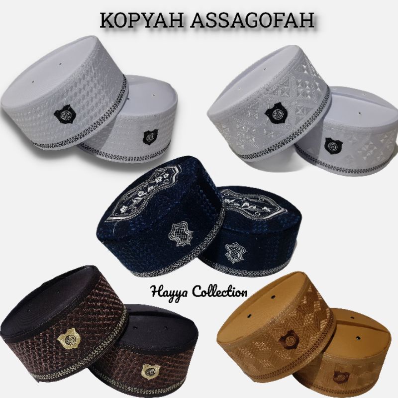 Jual Kopyah Assagofah / Kopyah NU / Kopyah Hitam / Kopyah Warna ...