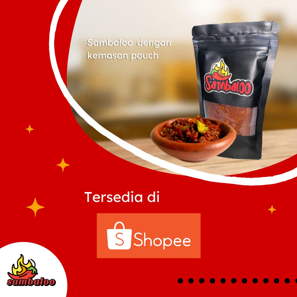 Jual Sambaloo Homemade Sambal Teri Cumi Kemasan Pouch | Shopee Indonesia