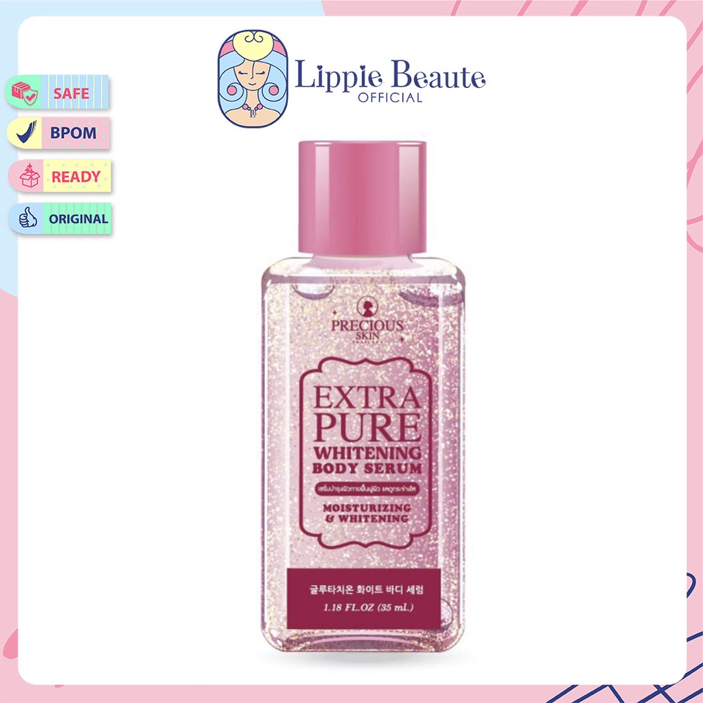 Jual PRECIOUS SKIN - Extra Pure Whitening Body Serum 35ml | Shopee ...