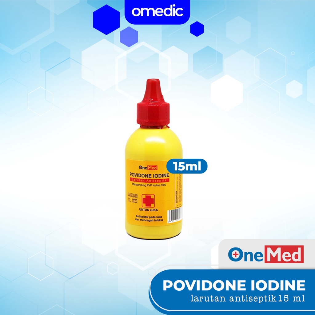 Jual OneMed Povidone Iodine Betadine Obat Luka Antiseptic | Shopee ...