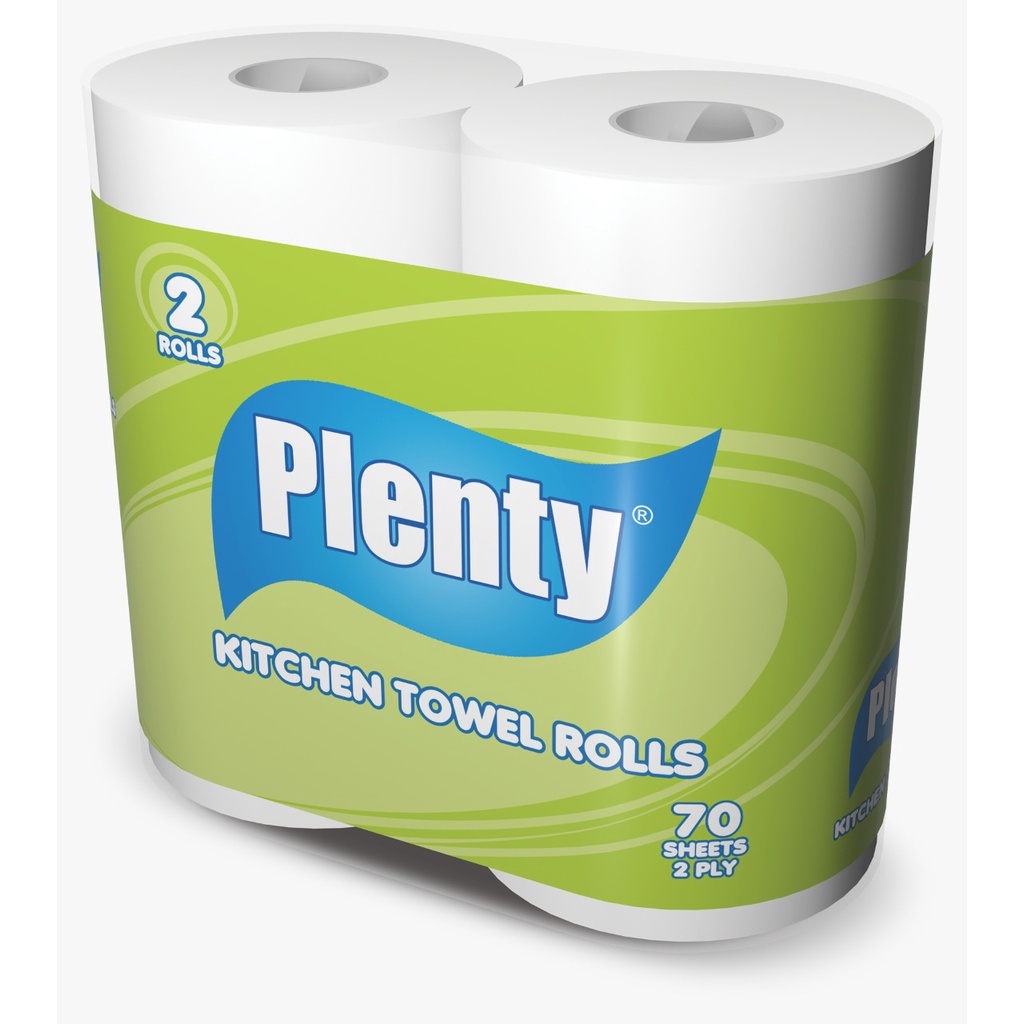 Jual PLENTY KITCHEN ROLL TISSUE ISI 2 ROLLS 70 SHEETS | Shopee Indonesia