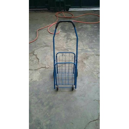 Jual Troli / Troly / Troley / Trolley Keranjang lipat Roda Besar ...