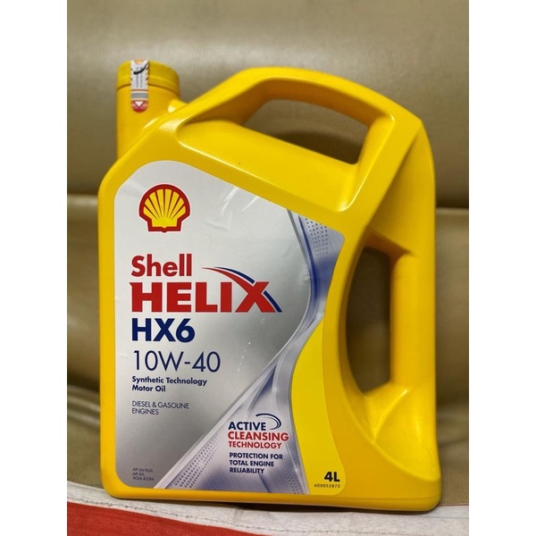 Jual Oli Mesin Shell Helix HX 6 10W-40 ( 4 Liter ) | Shopee Indonesia