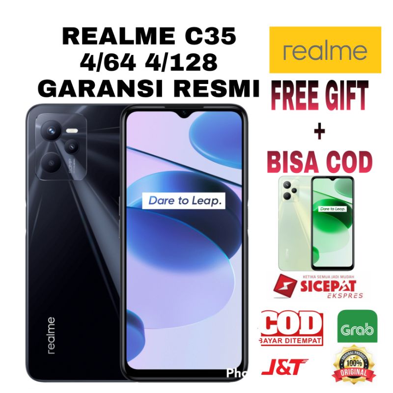 Jual Realme C35 4/128 GB Garansi Resmi | Shopee Indonesia